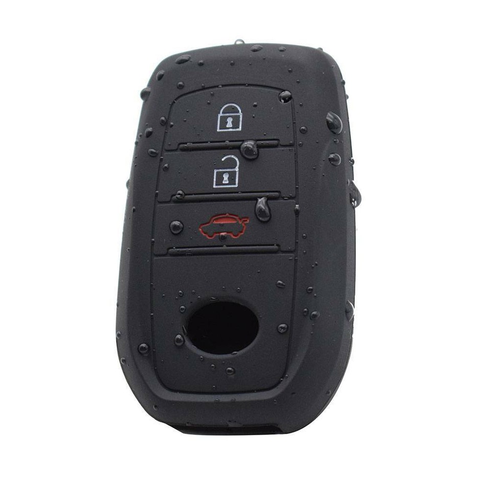 For Toyota Hilux Land Cruiser Fortuner Silicone Key Fob Case Cover ...