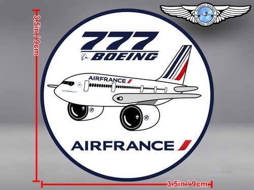 AIR FRANCE PUDGY BOEING B777 B 777 ROUND DECAL / STICKER | eBay
