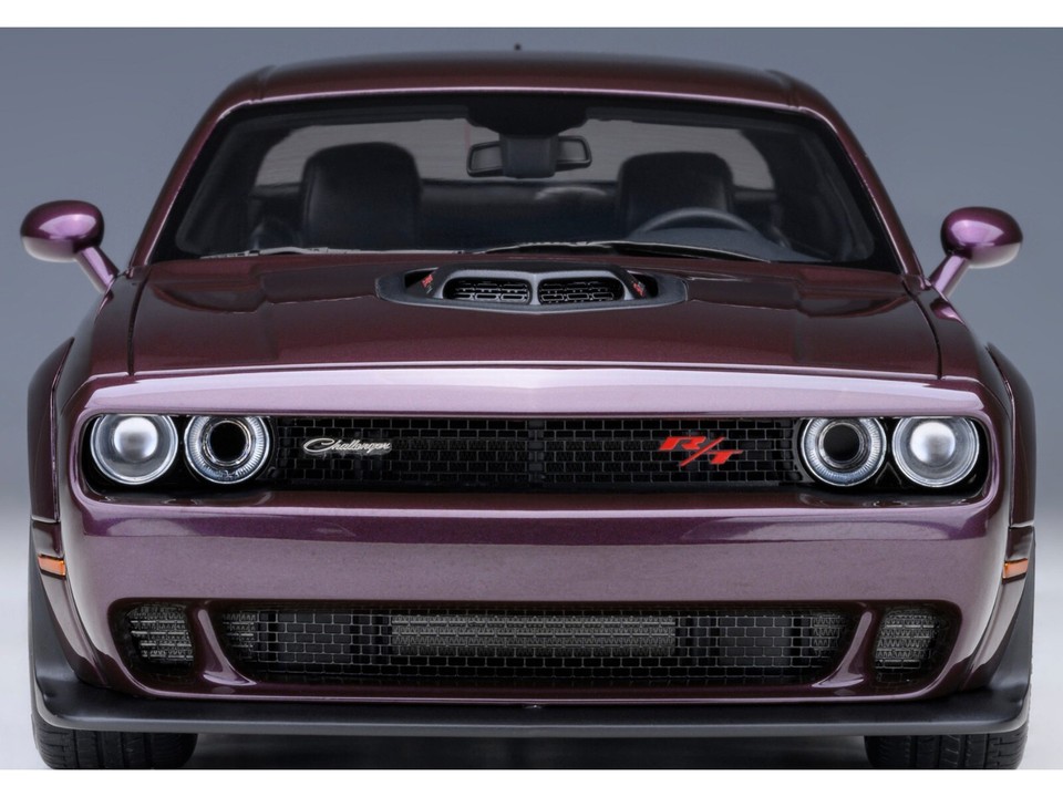 2022 DODGE CHALLENGER R/T SCAT PACK WIDEBODY HELLRAISIN 1/18 MODEL ...