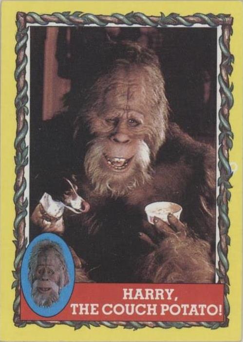 Harry, the Couch Potato! - 1987 Topps Harry and the Hendersons #36 for ...