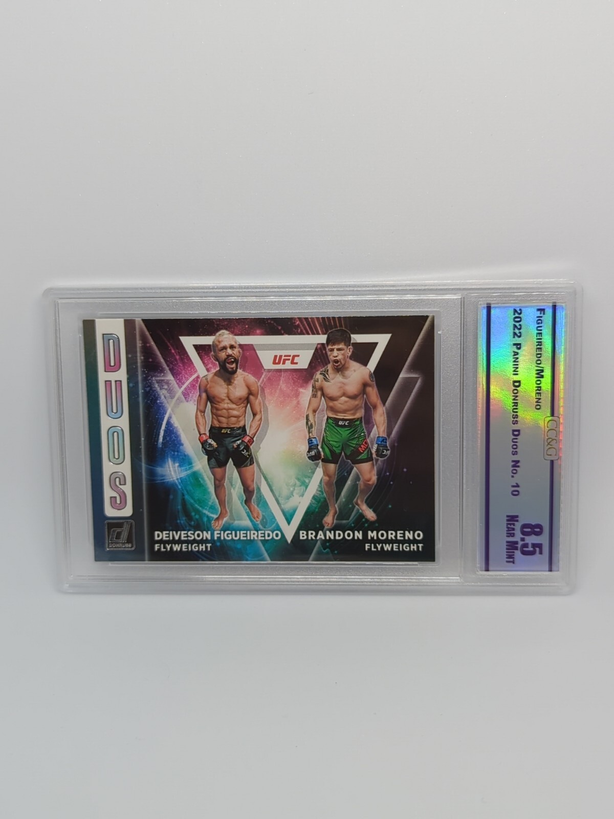 2022 Donruss UFC - Duos #10 Brandon Moreno, Deiveson Figueiredo for ...