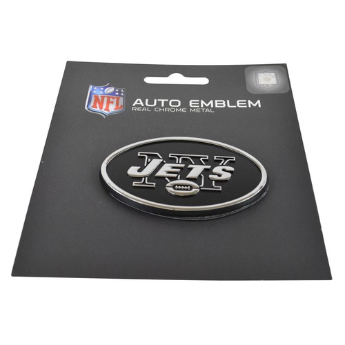 New NFL New York Jets Auto Car Truck Heavy Duty Real Chrome Metal ...