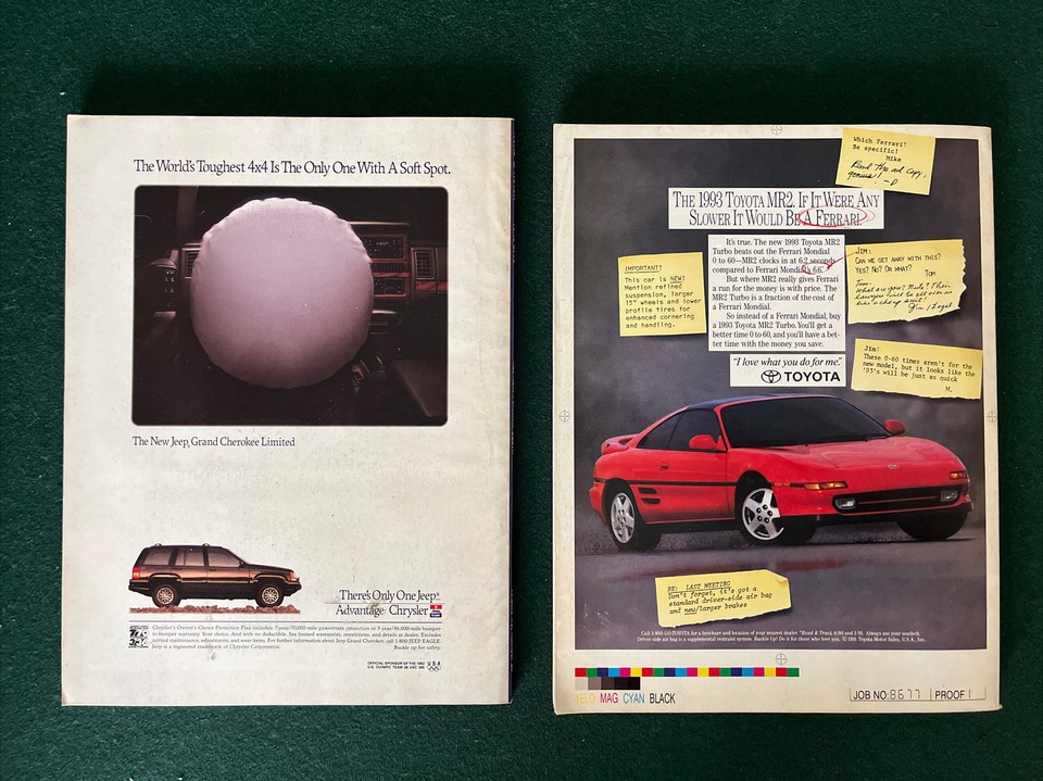 Vintage Road & Track Car Magazines May June 1992 Issues Lot Of 2 | eBay
