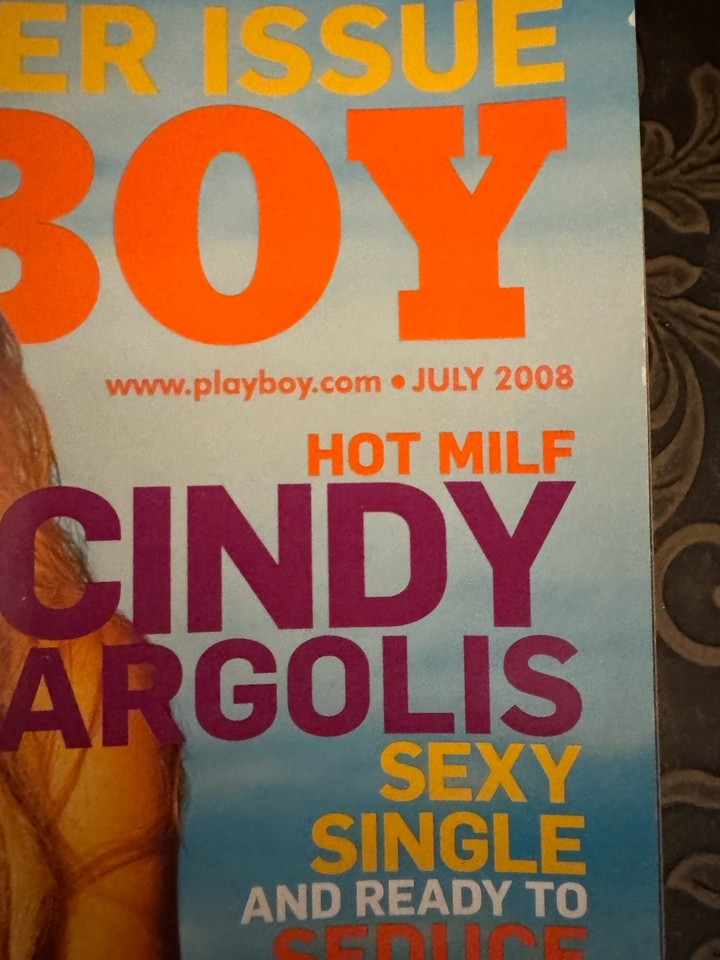 Playboy Magazine JULY 2008 CINDY MARGOLIS Cover | eBay