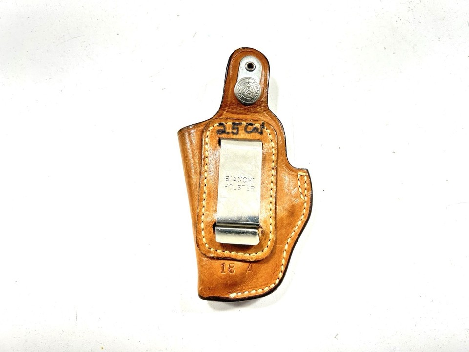 Bianchi 18A Brown Leather OWB Holster Right Hand | eBay