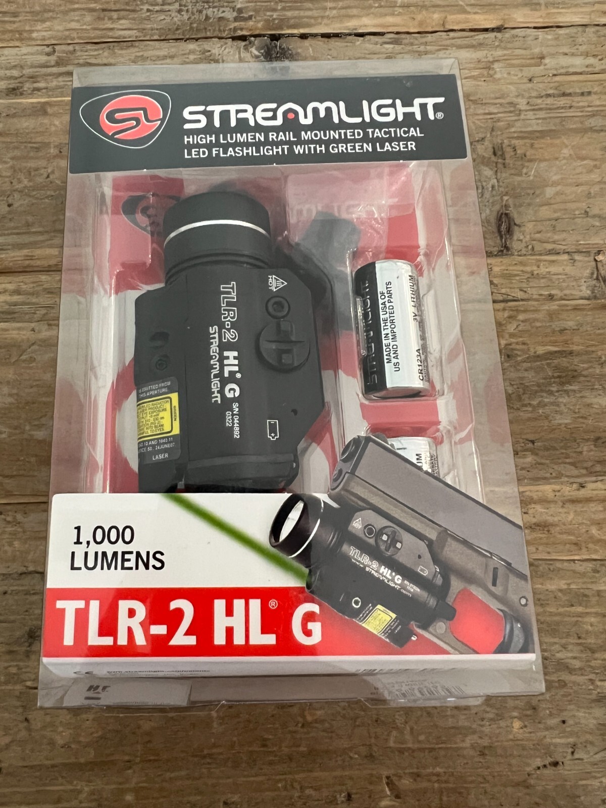 Streamlight 69265 TLR-2 HLG High Lumen Green Light Rail Mounted Laser ...