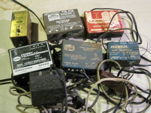 antique VINTAGE TOY railroad TRAIN TRANSFORMER LOT LIONEL LIKE LIKE ...