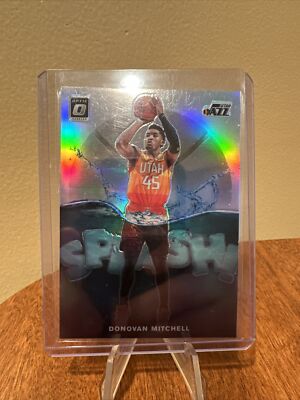 2019-20 Donruss Optic Splash Holo Prizm Donovan Mitchell #9 Utah Jazz ...