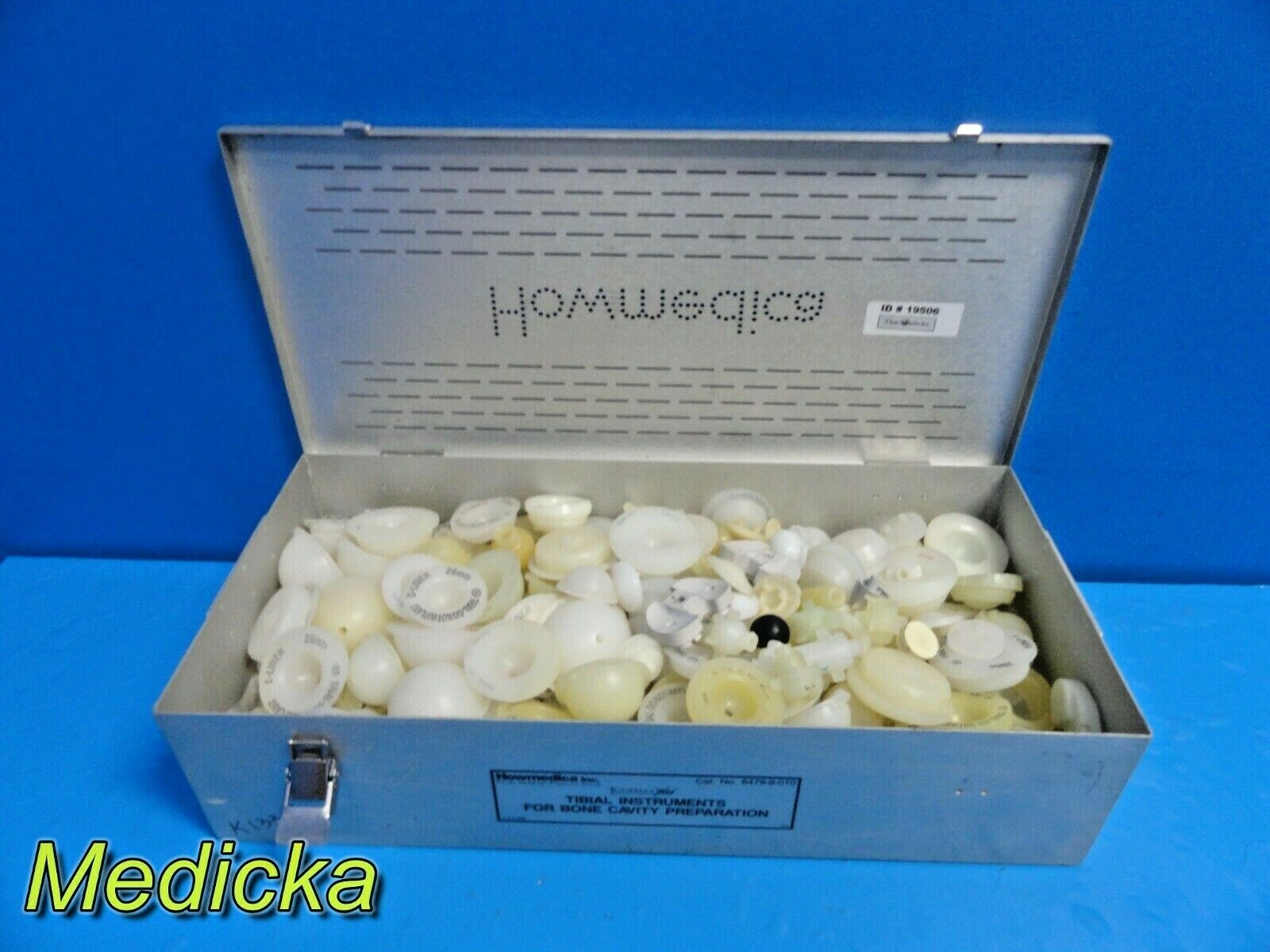 265X Stryker Howmedica Osteonics Assorted Trials, Liners W/ Carrying ...