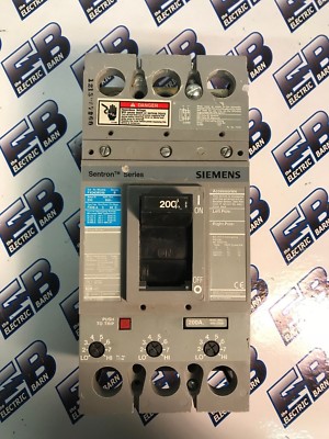 Siemens FXD63B200 Circuit Breaker 200 Amp 600 Volt 3 Pole 35K -WARRANTY ...