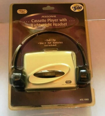 Vintage Tozai Personal Cassette Player with Lightweight Headset Belt ...