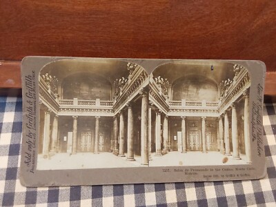 Stereoview George W Griffith 7257 Salon De Promenade Monte Carlo ...