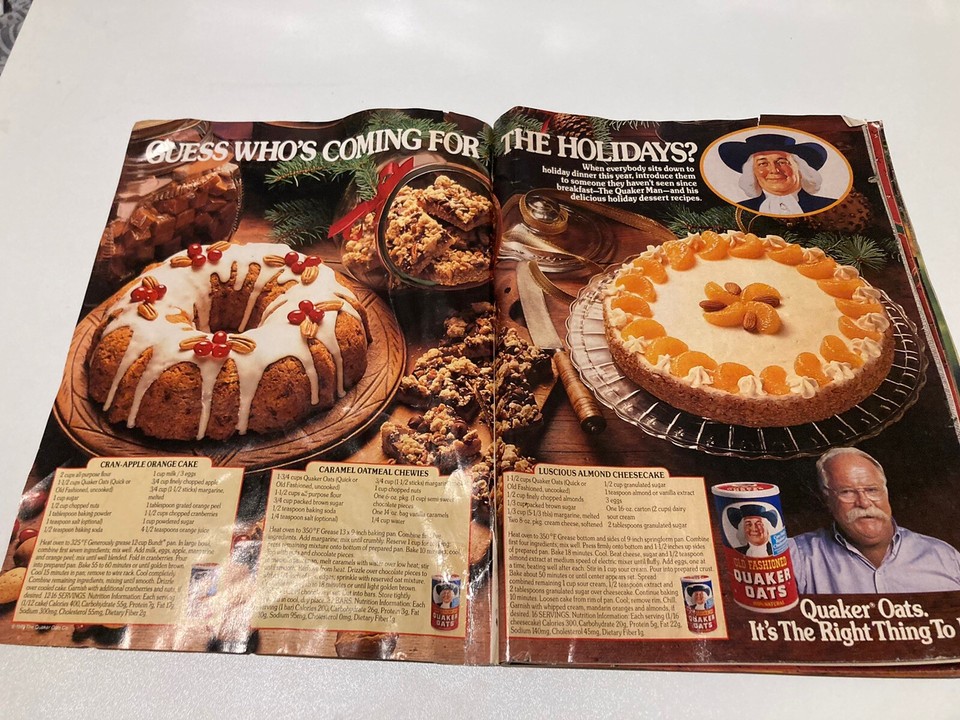 Vintage 1989 Great Holiday BAKING Magazine The 150 Yummiest Recipes ...