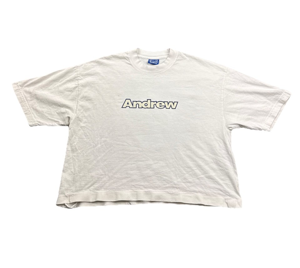 Andrew Downtown Hurricane 6 Yr Cropped T-Shirt Size L Graphic Miami ...