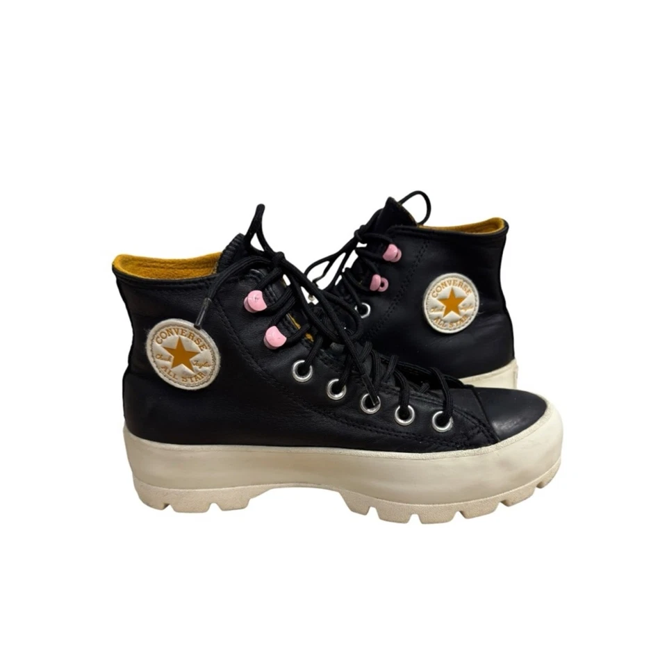 Converse Chuck Taylor All Star Lugged Winter GTX High Black Saffron ...