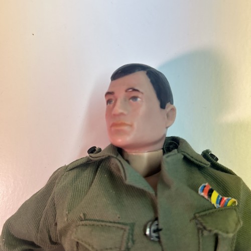 GI Joe 12” Figure 1964 USA Made Painted Hair Scar on face Missing Foot ...