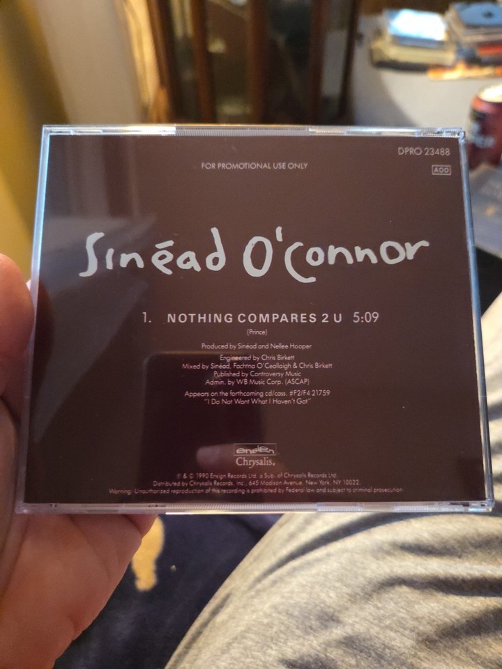 Sinead O'Connor Nothing Compares 2 U Promo CD Prince | eBay