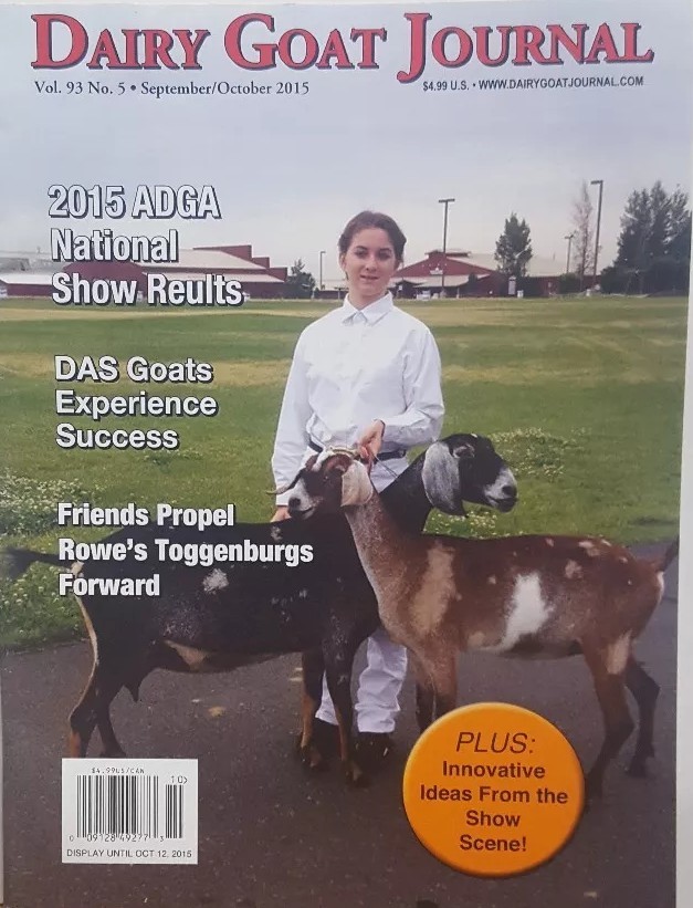 Adga Dairy Goat N Goatfarm Udder'ly Classy Doe Sired By A B Buck ADGA