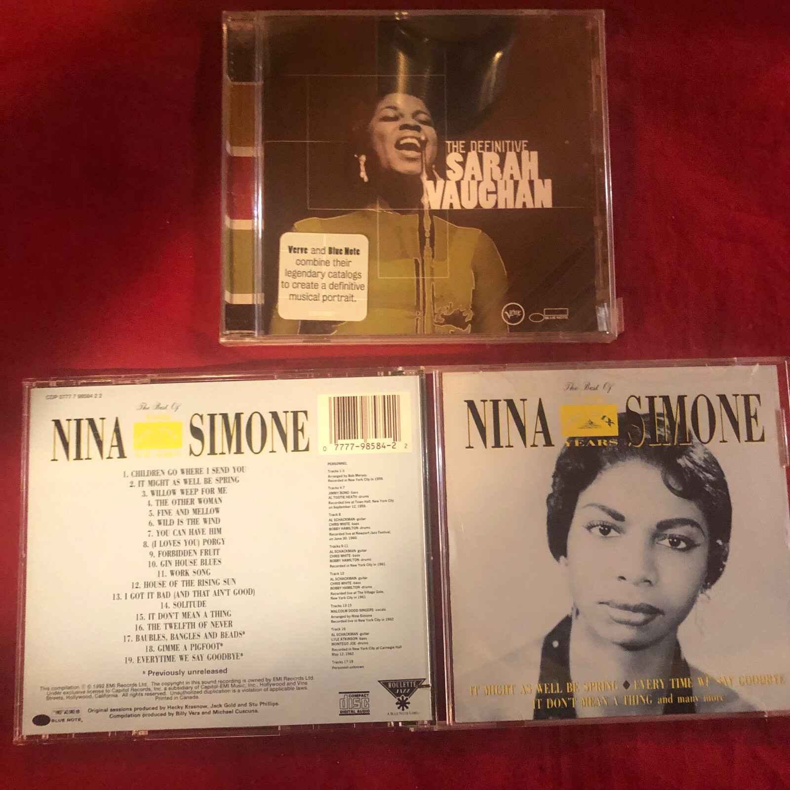 THE DEFINITIVE SARAH VAUGHAN & NINA SIMONE ~THE BEST OF THE COLPIX ...