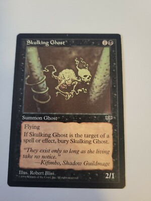 MTG Skulking Ghost Mirage Regular Common Black | eBay