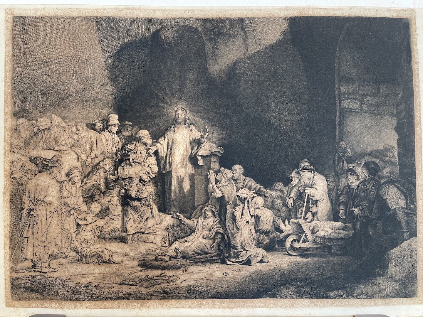 Rembrandt Etchings Jesus