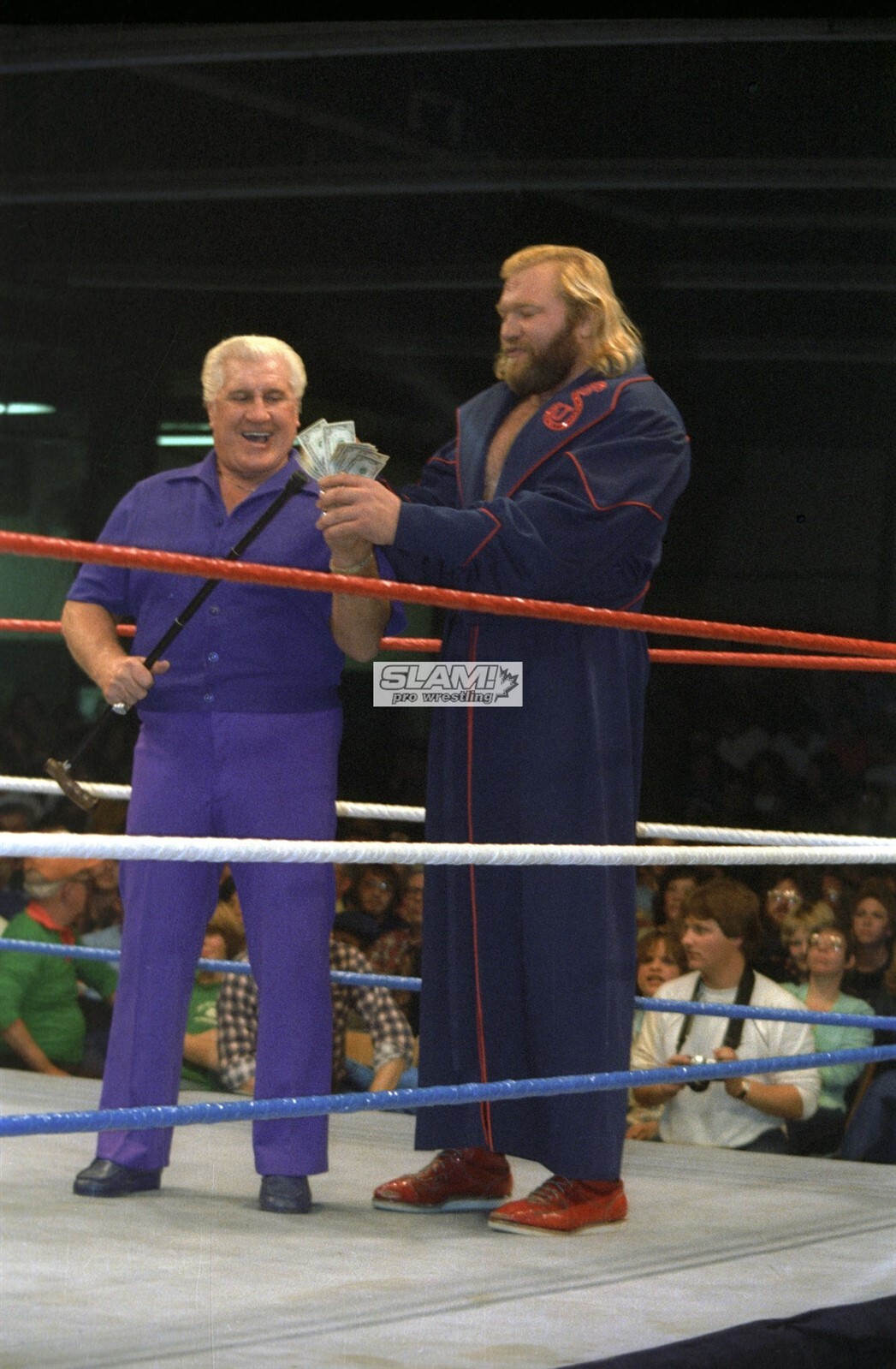 BIG JOHN STUDD & FRED BLASSIE VINTAGE 8x10 COLOR PHOTO ROH ECW WWE NXT ...