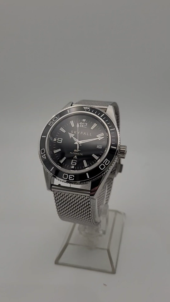 Ltd Ed James Bond 007 Divers 'SKYFALL' Watch Seiko TMI NH35 Auto Movt ...
