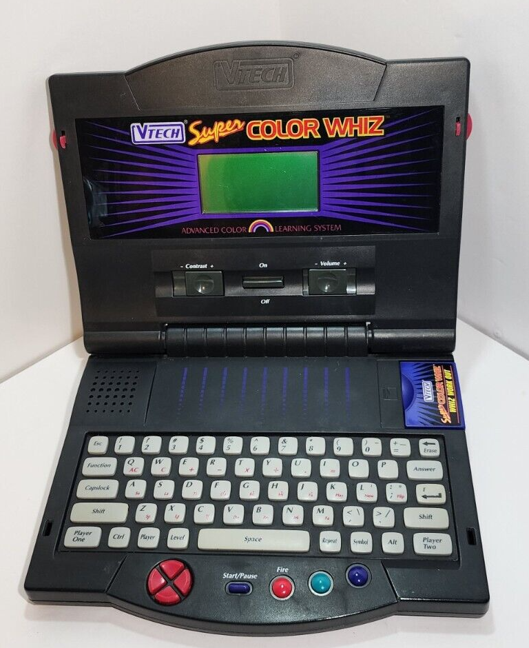 VINTAGE VTECH SUPER COLOR WHIZ SYSTEM WITH GAME **See Description** | eBay