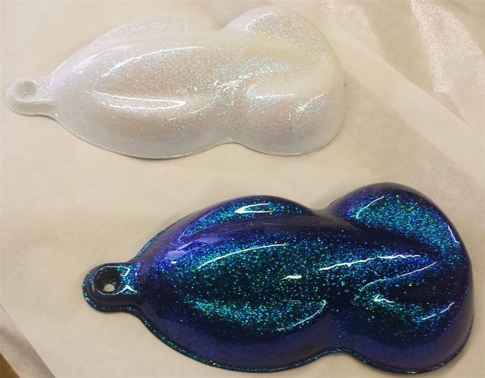 Extreme Blue Color Shifting Metal Flake 4 oz .015 0.015 Paint Quality ...