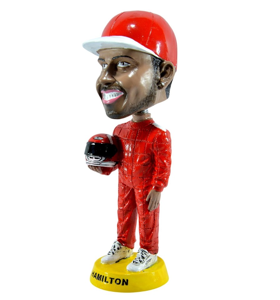 Lewis Hamilton Bobble Head Figure Collectible Doll New - Racing driver ...