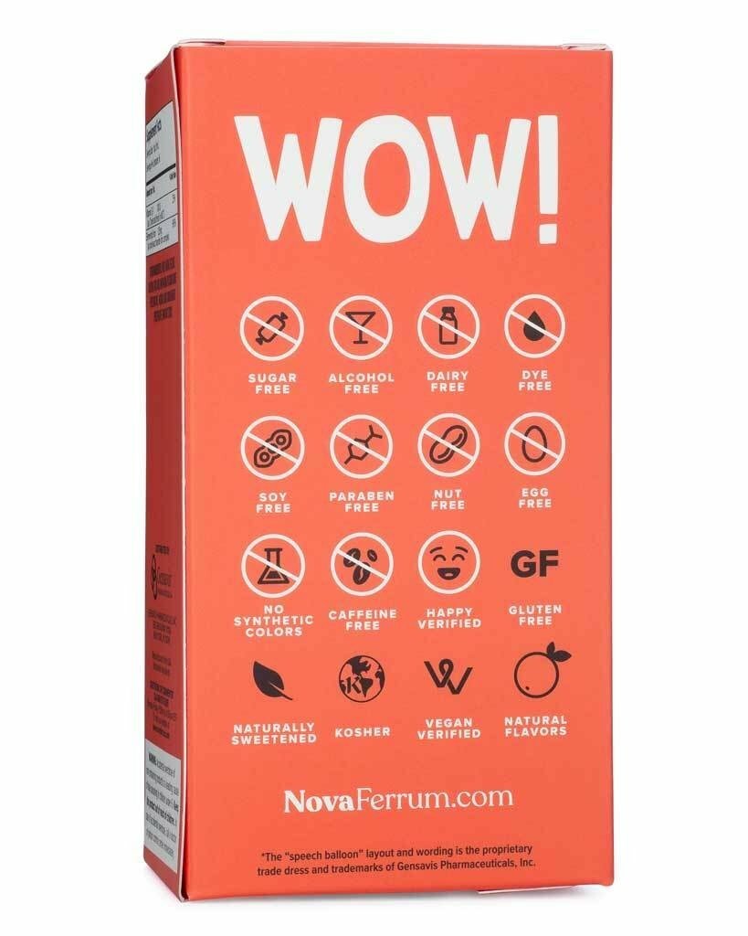 NovaFerrum High Potency Liquid Iron Supplement Raspberry Grape Flavor ...