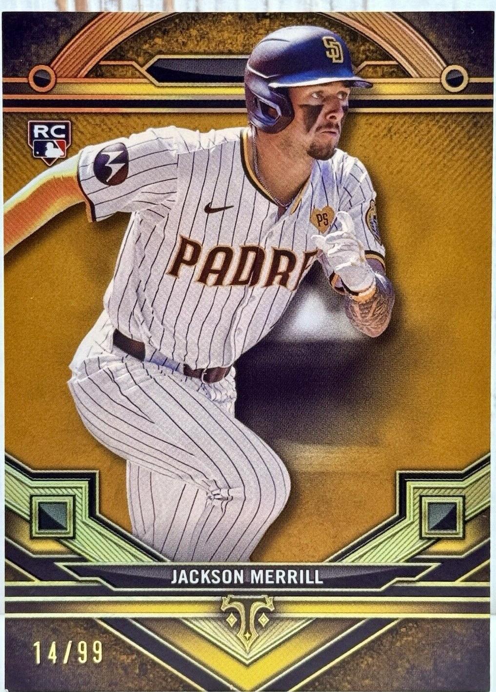 2024 Topps Triple Threads - Jackson Merrill #78 Gold /99 (RC) for sale ...
