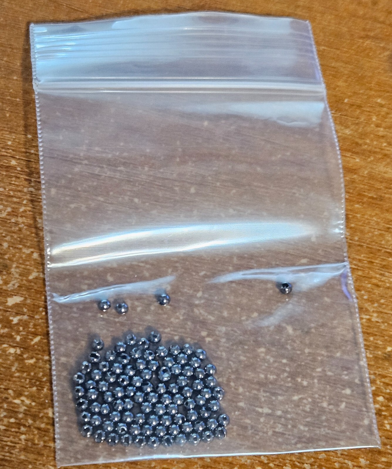 100 2.5mm gun metal slotted tungsten fly tying beads | eBay