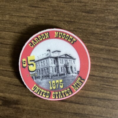 $5 Carson Nugget The Mint Carson City nevada casino chip | eBay