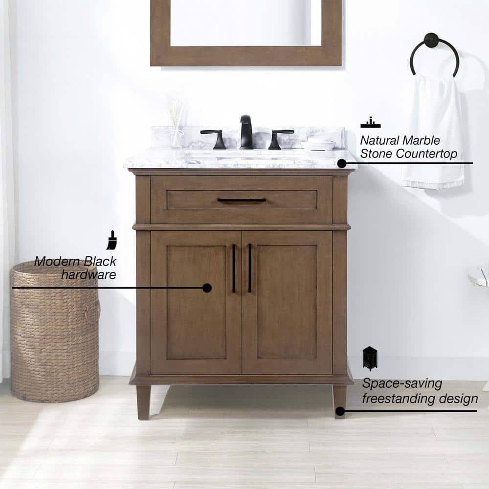 Hamilton Vanities With Marble Tops Kitchen Countertops, Cabinets