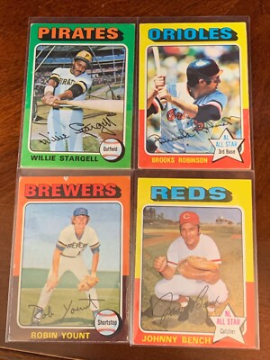 1975 Topps Baseball Card Singles - Complete Your Set - Pick A Card (1 ...