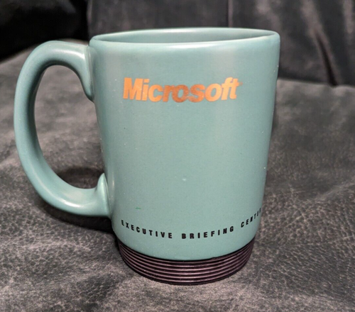 MICROSOFT Executive Briefing Center Green Coffee Mug W Rubber Base ...