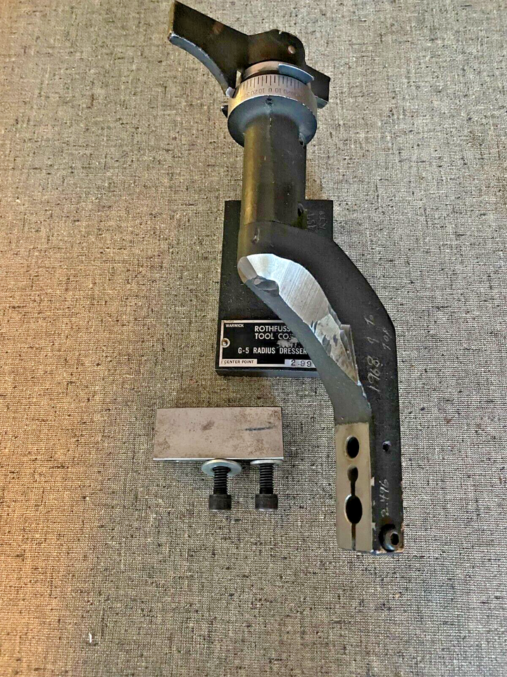 ROTHFUSS TOOL CO. G5 RADIUS GRINDING WHEEL DRESSER w/ DIAMOND RISER ...