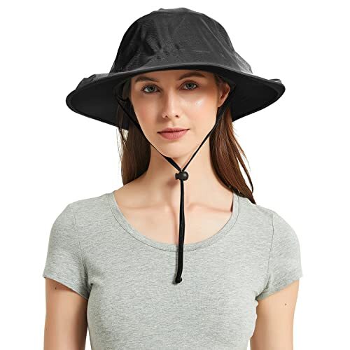 Head Net Hat - Safari Hat Sun Hat Bucket Hat Fishing Hat with Netting ...