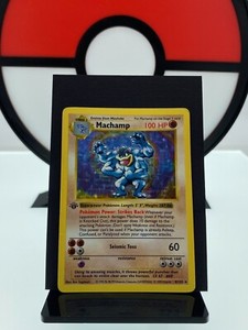 Machamp 1999 Pokemon Game #8 1st Edition Holo (Shadowless) Price Guide ...