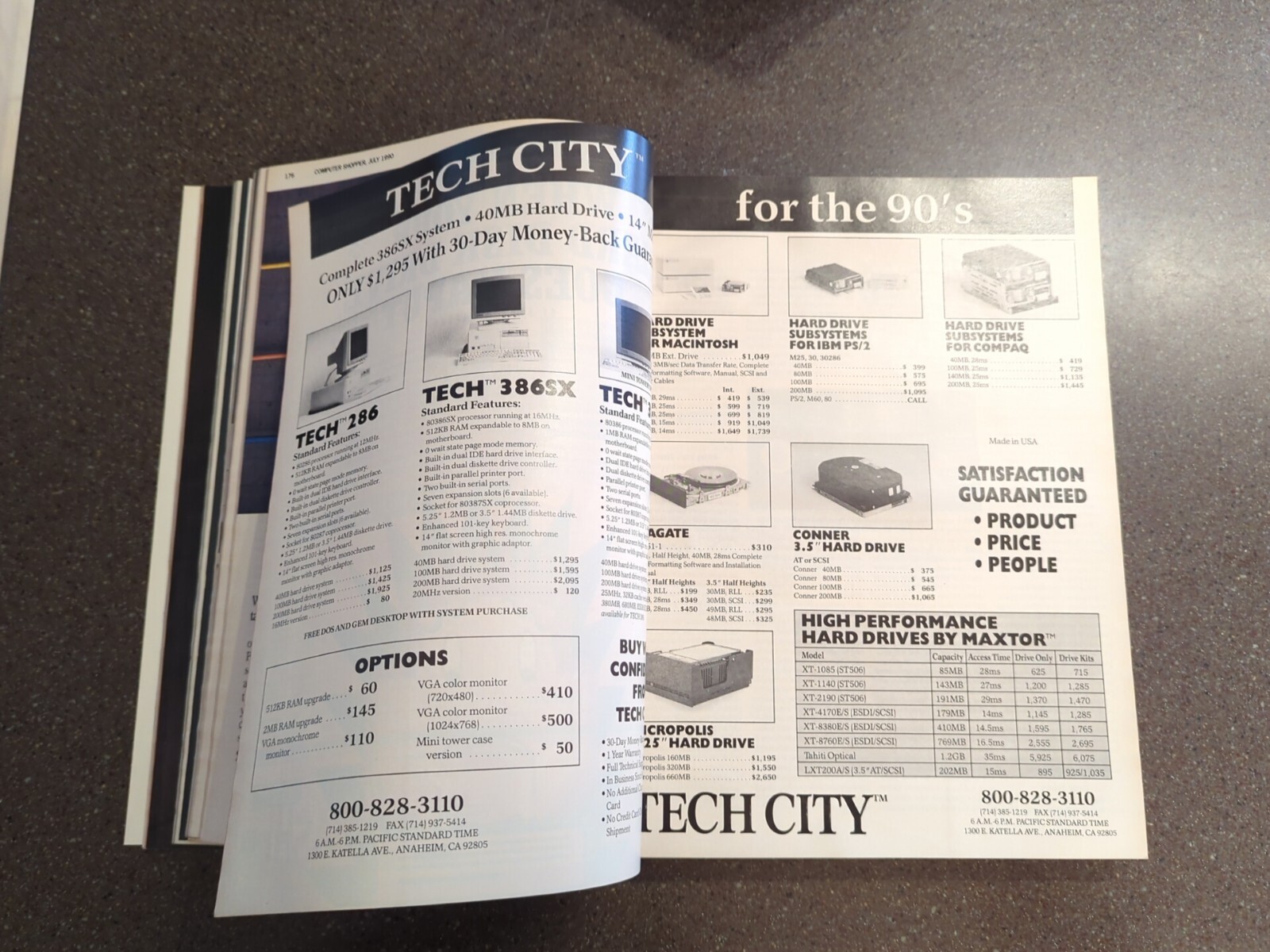 Vintage 1990 computer shopper magazine, Windows 3.0 386 Dos Macintosh ...