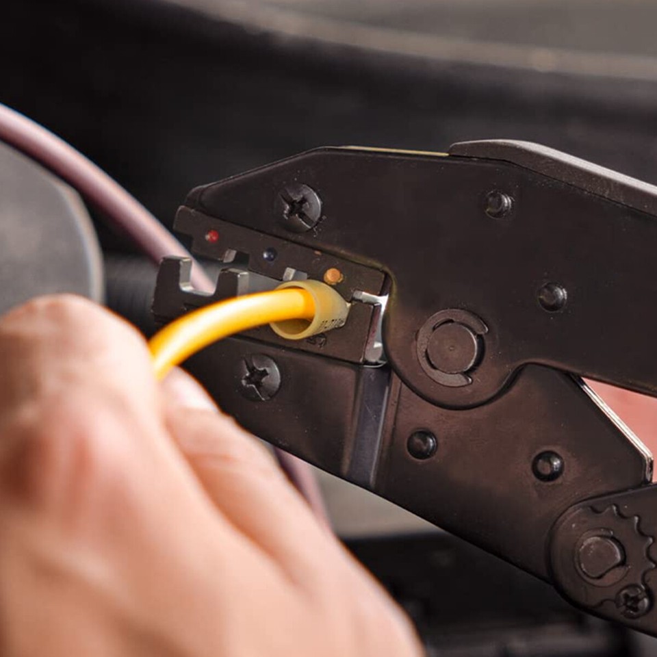 50/200x Heat Shrink Ring Terminals Crimp Eyelet Wire Connector ...