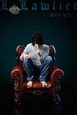 Death Note L·Lawliet GK painted statue with red sofa | eBay
