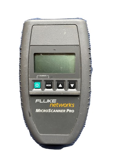 Fluke Networks Microtest MicroScanner Pro Network Cable Tester Verifier ...