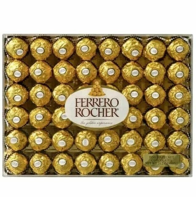 Ferrero Rocher Fine Hazelnut Chocolates 48 Pieces Gift Box | CRECI/ES