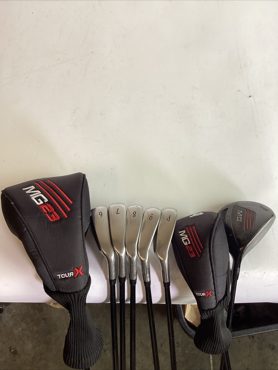 Tour X MG23 Golf Starter Set Driver, 3w, Hybrid, Irons 6-PW Tour X MG23 Golf Starter Set Driver, 3w, Hybrid, Irons 6-PW