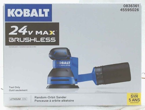 NEW Kobalt KOS 2450B-03 24V 5" Max Cordless Orbital Sander $110 | eBay