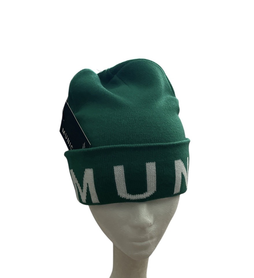 Municipal Sport Utility Gear Beanie Boston Green Big Logo Cuffed Knit ...