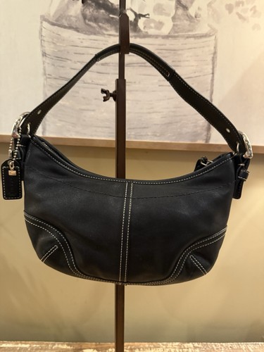 Coach Soho Small Hobo Black Leather Bag Purse Y2K Vintage #9541 | eBay