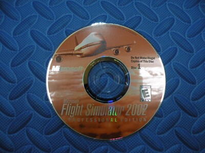 Microsoft Flight Simulator 2002 Professional Edition (PC, 2002) *Disc 1 ...